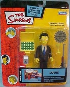 Simpsons World Of Springfield Louie Mafia Gang Member: Amazon.co.uk ...