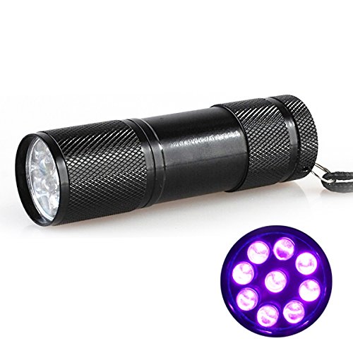 Mighty Max 9 LED Ultraviolet 395nM UV Flashlight - Camp Stuffs