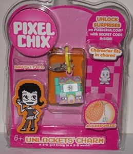Amazon.com: Pixel Chix Unlockets Charm - Babysitter: Toys & Games