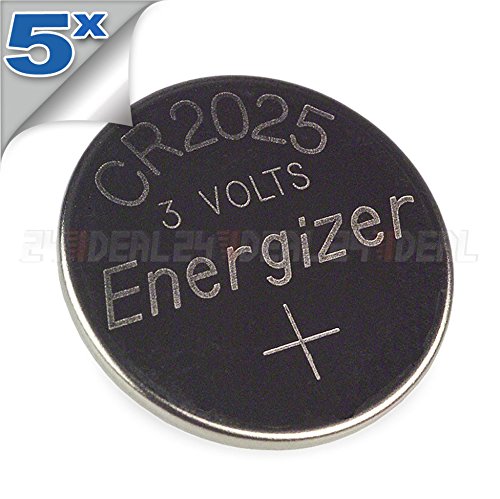 5 Pc Energizer Cr2025 Watch Batteries 3v Lithium Cr 2025 | Desertcart ...