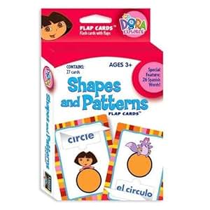 Amazon.com: Dora the Explorer Shapes and Patterns Flap Cards by ...