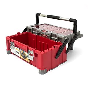 Keter 17187311 Tool Box Including Assorted Master Pro Series Cantilever ...