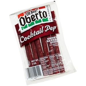 Amazon.com: Oberto Cocktail Pepperoni Flat Pack, 3-Ounce (Pack of 8)