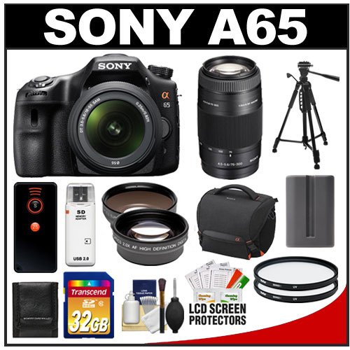 Sony Alpha SLT-A65 Translucent Mirror Technology Digital SLR Camera ...