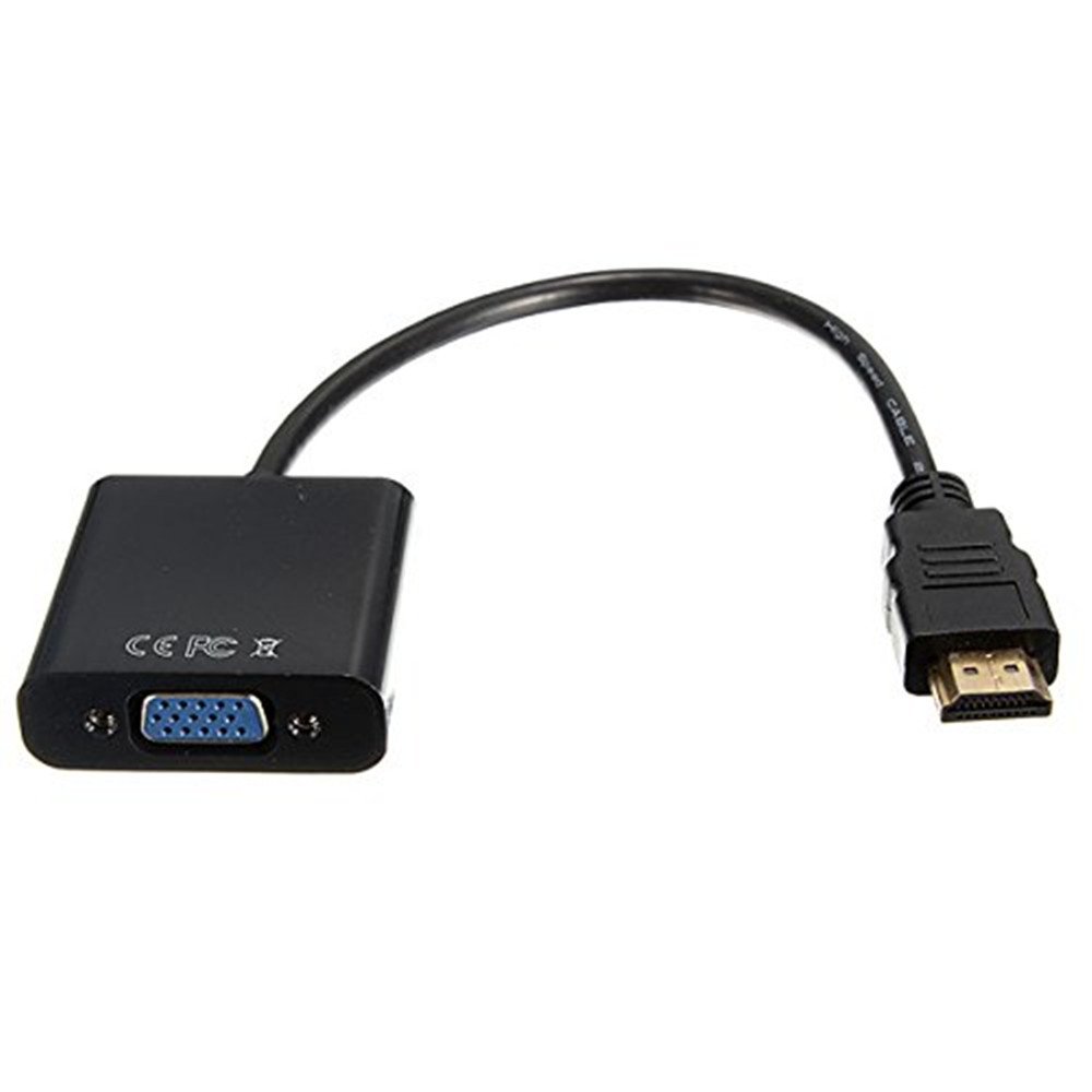 HDMI Input to VGA Adapter Converter For PC Laptop NoteBook HD DVD ...
