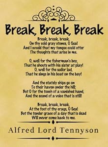 Amazon.com: A4 Size Parchment Poster Classic Poem Alfred Lord Tennyson ...