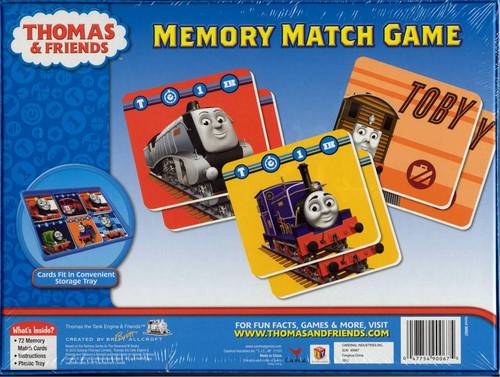 Amazon.com: Thomas and Friends Memory Match Card Game: Toys & Games