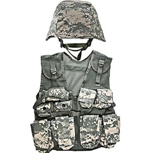 Amazon.com: Kids-Army ACU Helmet and Kids ACU Combat Vest Combo: Toys ...