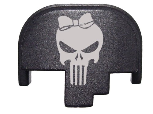 Punisher Skull Lady Rear Slide Cover Plate For Smith Wesson ...