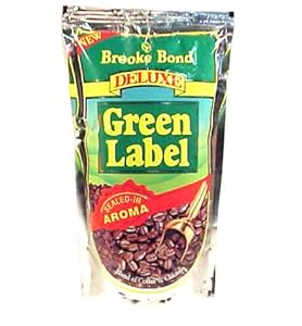 Amazon.com : Brooke Bond Green Label Bru Coffee - 200 gms : Gourmet ...
