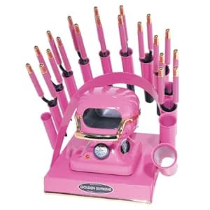 Amazon.com : Golden Supreme Iron Stove Rainbow Styling Set Hot Pink ...