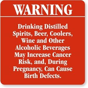 Warning Sign Alcohol Birth Defects