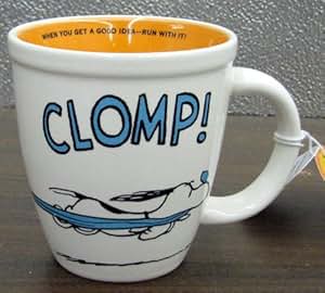 Amazon.com | Hallmark Snoopy PAJ4420 Linus and Snoopy Mug: Hallmark ...