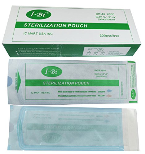 Best Review Of IBI Self Seal Sterilization Pouch(200pcs/box) 3.5″ x 9 ...