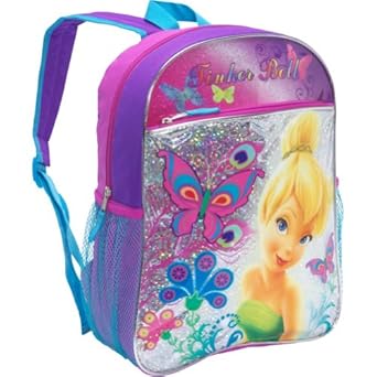 Amazon.com: Disney Tinkerbell Backpack (Purple): Clothing