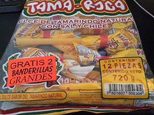 TAMA-ROCA ( Palebola - Tamarind Lollipops with salt and chili - Mexican ...