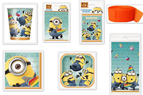 Despicable Me Party Supplies for 16 Guests this Ultimate Party Pack ...