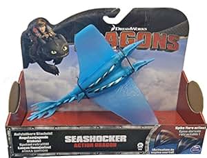 Amazon.com: Dreamworks Dragons - Seashocker Action Dragon: Toys & Games