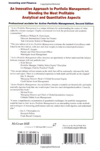 Active Portfolio Management Grinold Kahn Pdf - serieslast