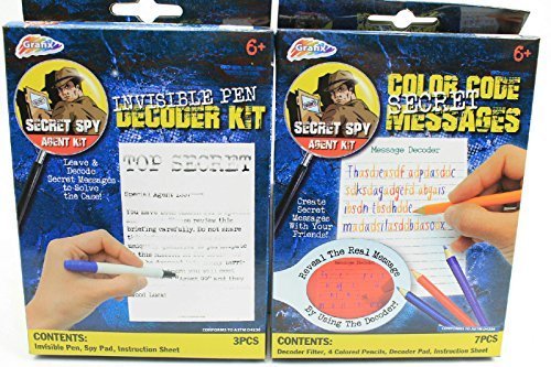 Buy Bundle: 2 Items- Undercover Gear Color Code Message + Invisible Pen ...