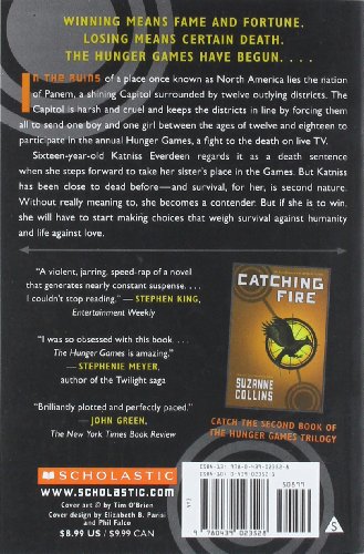 The Hunger Games Book 1 Paperback Suzanne Collins Free Shipping New ...