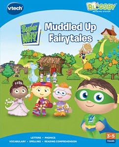 Vtech Bugsby Reading System Book- Super Why Fairy Tales: Amazon.co.uk ...