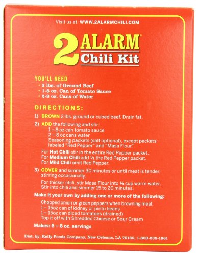 Wick Fowler's Products 2-Alarm Chili Kit, 3.625-Ounce Boxes (Pack of 12 ...