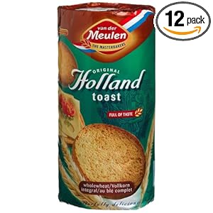 Amazon.com: Van Der Meulen Original Holland Toast, Original Rusk, 3.5 ...