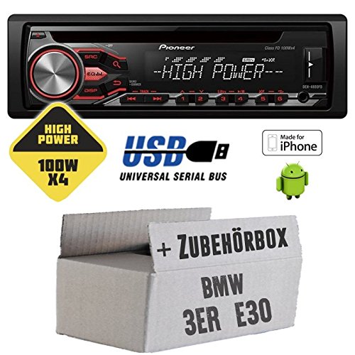 Best Choice BMW 3Series E30-Pioneer DEH 4800FD High Power 100Watt CD ...