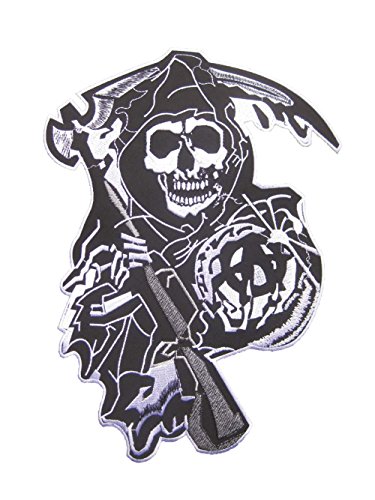 Grim Reaper Motorcycle Biker Patches