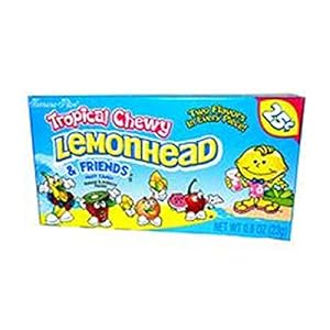 Amazon.com : Chewy Tropical Lemonhead & Friends Mini Packs 12 Count ...