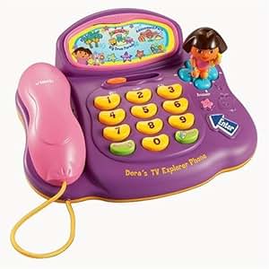 VTech Dora the Explorer TV Phone: Amazon.co.uk: Toys & Games