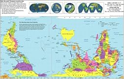 Hobo dyer equal area projection map