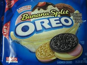 Amazon.com: Limited Edition Banana Split Oreo 15.25 oz (1 Package)
