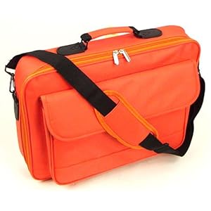 17" Orange Laptop Computer Case Notebook Bag
