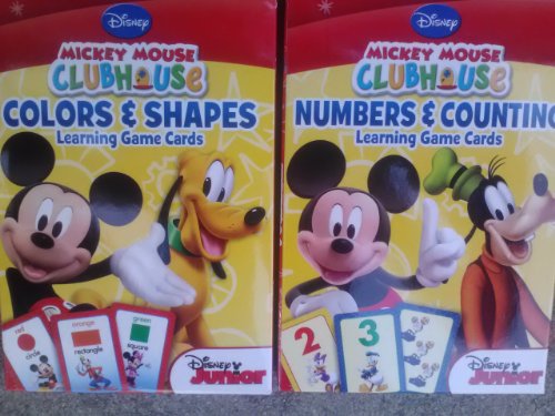 Disney Mickey Mouse Clubhouse Flash Cards (Set of 2 Decks). Colors ...