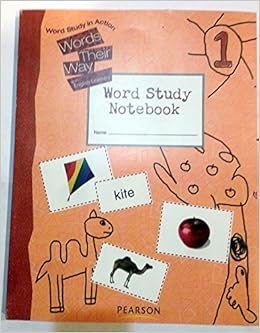 Words Their Way Word Study Notebook 1: 9781428409521: Amazon.com: Books