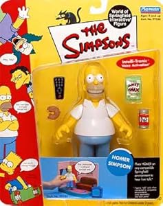 Amazon.com: The Simpsons Wave 1 Playmates Action Figure Homer Simpson ...