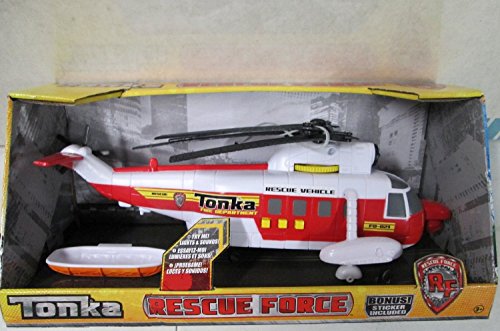 Tonka Fire Department Rescue Force Helicopter Red/White Toys Games Toys ...