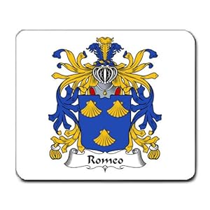Amazon.com : Romeo Family Crest Coat of Arms Mouse Pad : Office Products