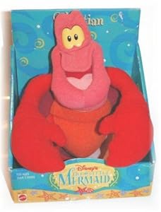 Amazon.com: Disney's The Little Mermaid Sebastian 10" Plush Toy: Toys ...