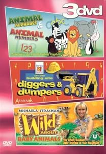 Pre-School: Animal Alphabet And Numbers, Diggers And Dumpers, Wild ...