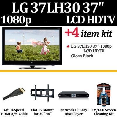 Brand New LG 37LH30 37-Inch 1080p LCD HDTV - Gloss Black With Blu-Ray ...
