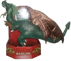 Amazon.com: Dragonology 14 Inch Dragon Plush Toy Figure - Basilisk ...