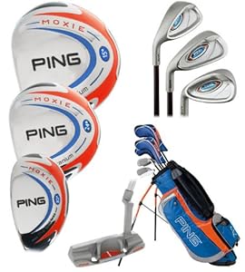 Amazon.com : Junior's Ping Moxie Junior Complete Set : Golf Club ...