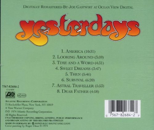 Disco de Yes: «Yesterdays»