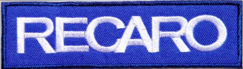 Blue Recaro Racing Car Seat Logo Jacket Patch Sew Iron | Desertcart INDIA