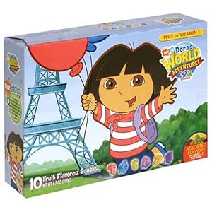 Amazon.com: Kellogg's Nickelodeon Dora the Explorer Fruit Flavored ...