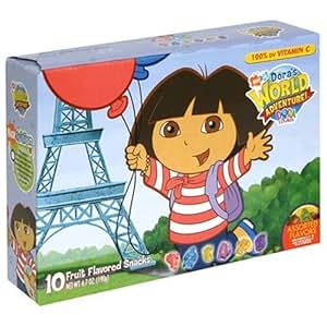 Amazon.com: Kellogg's Nickelodeon Dora the Explorer Fruit Flavored ...