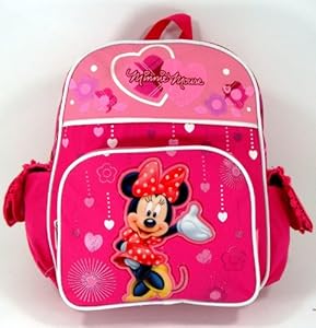 Amazon.com: Disney Minnie Mouse 12" Toddler Backpack - Sweet Minnie ...